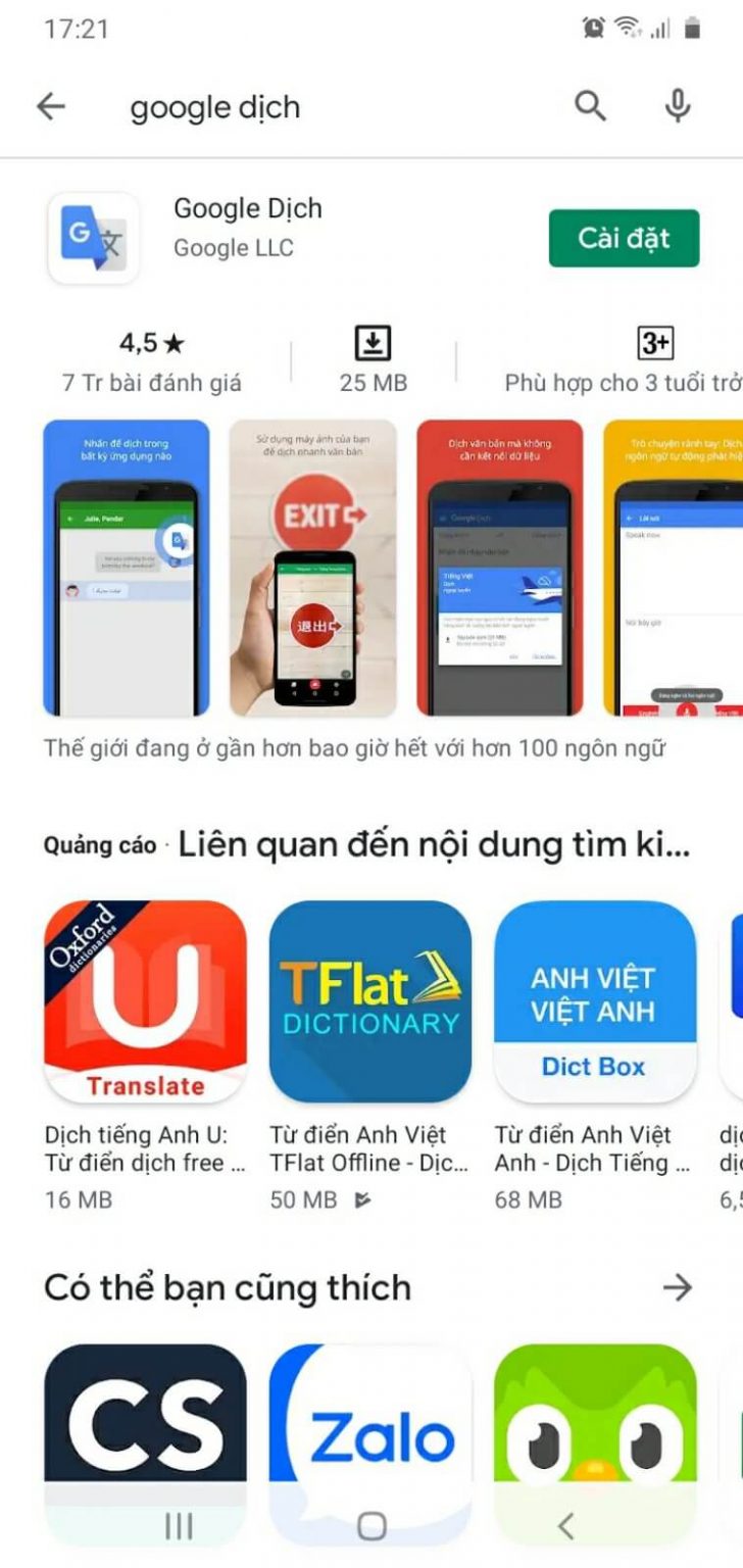 Cách dùng Google dịch hình ảnh trên điện thoại miễn phí nhanh nhất ...